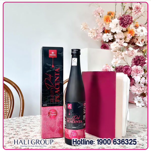 Nước Uống Hebora Placenta Nhật Bản (500ml)