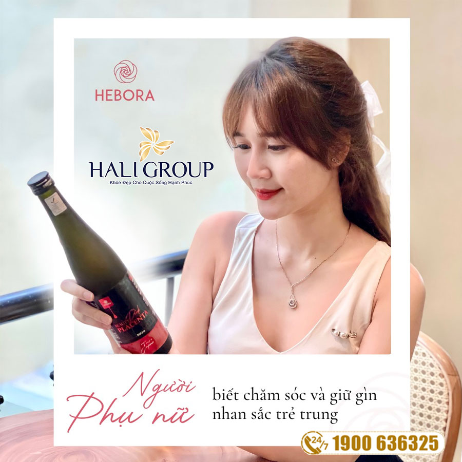 Nước Uống Hebora Placenta Nhật Bản (500ml)