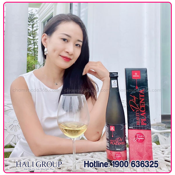 Nước Uống Hebora Placenta Nhật Bản (500ml)