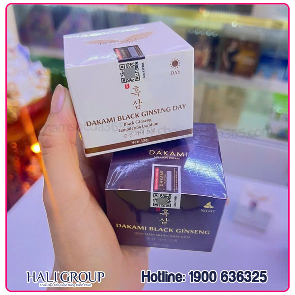 Kem Nám Sâm Đen Dakami Black Ginseng
