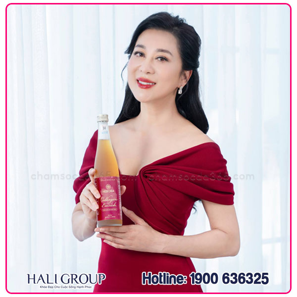 Nước Uống Hebora Collagen Enrich Nhật Bản (Chai 500ml)